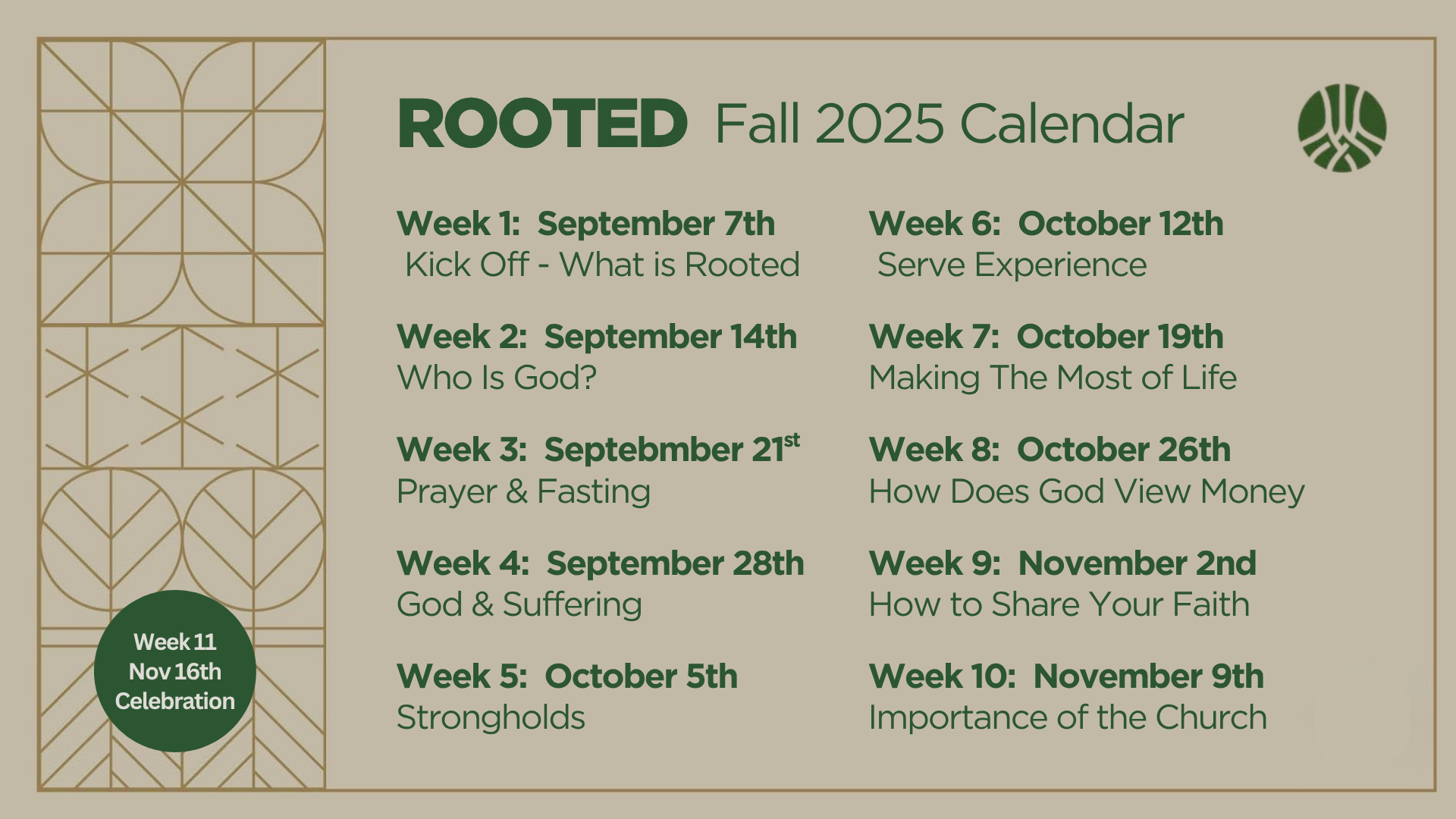 Rooted Facilitator Resource Page | Bayside Church